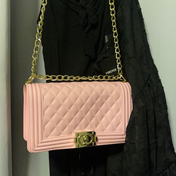 Bags | Light Pink Shoulder Purse | Poshmark